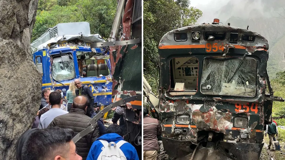 Colisión de dos trenes deja heridos en Cusco, Perú - Cadena LATAM